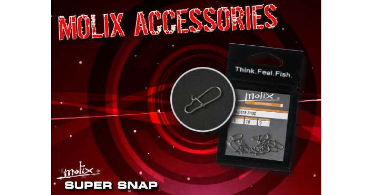 molix super snap | accessories swivels and snaps - Tognini fishing
