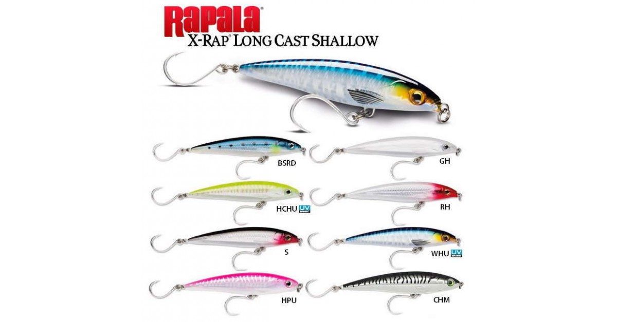 rapala x-rap long cast shallow | baits hard lures - Tognini fishing