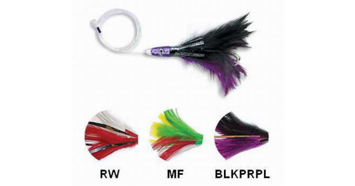 williamson albacore feather | esche piume kona e octopus