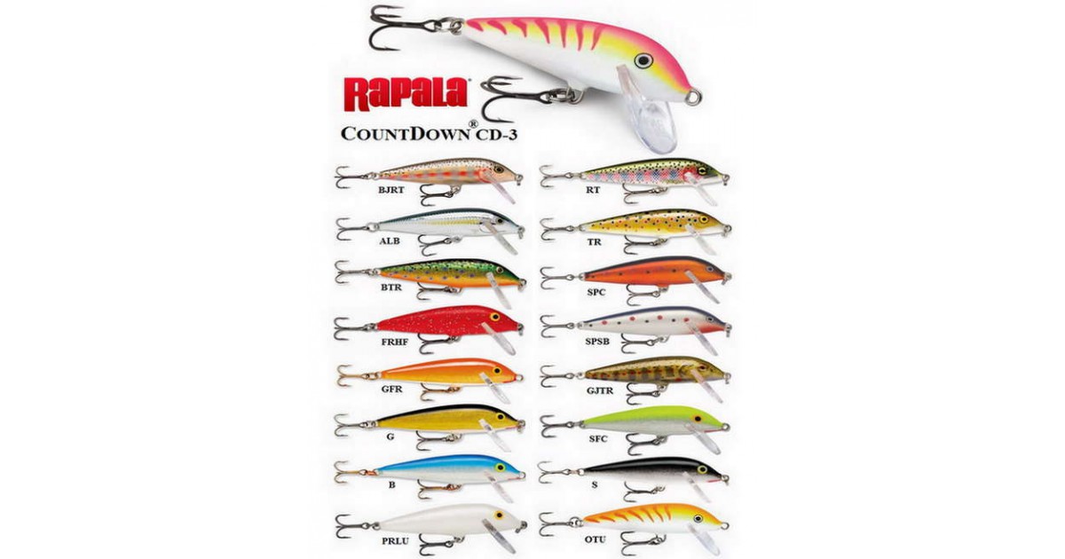 rapala countdown cd3 | esche artificiali