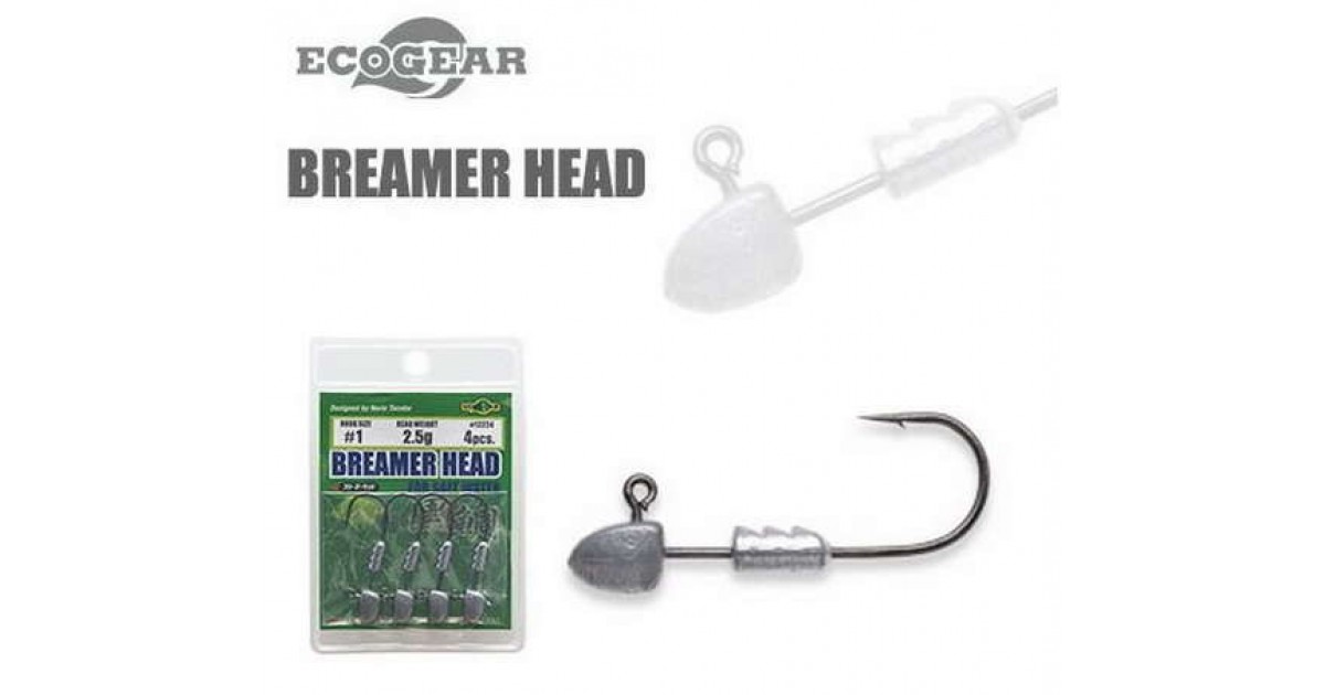 ecogear breamer head | accessori ami e testine piombate
