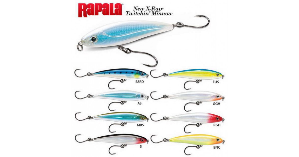 rapala x-rap twitchin minnow | esche artificiali