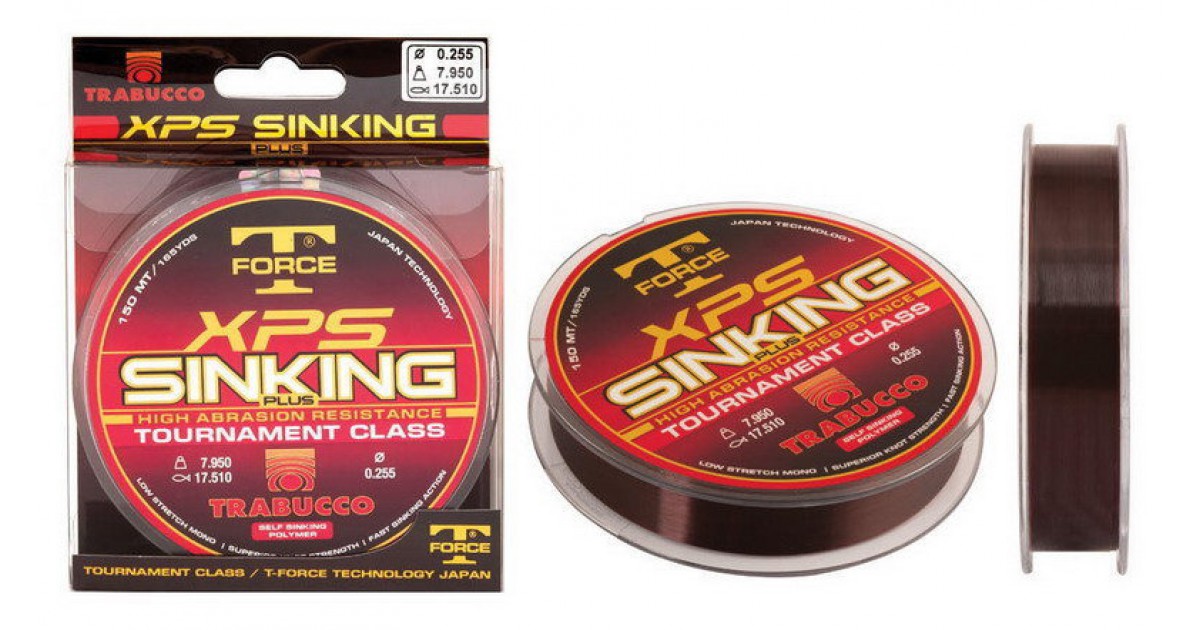 trabucco t-force xps sinking plus | monofilaments and braided lines reel