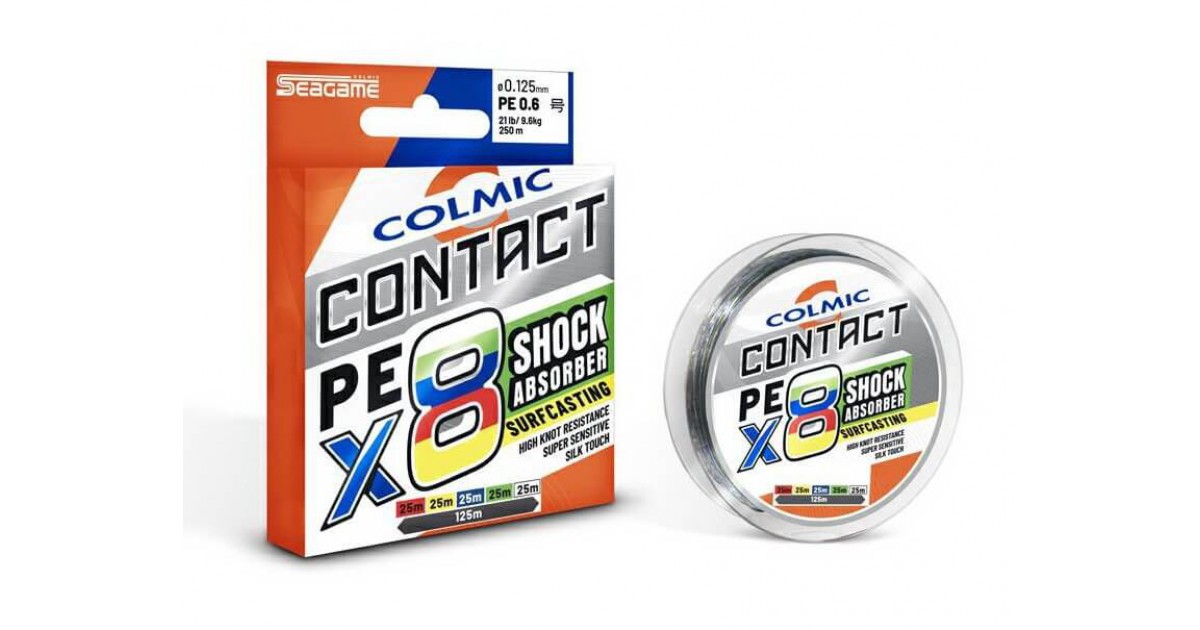 Offerta colmic contact x8 surf braid multicolor 250m. | monofili e ...