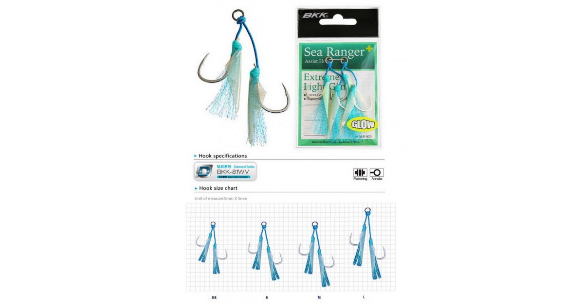 bkk sea ranger + mjf-820 | accessori assist hooks